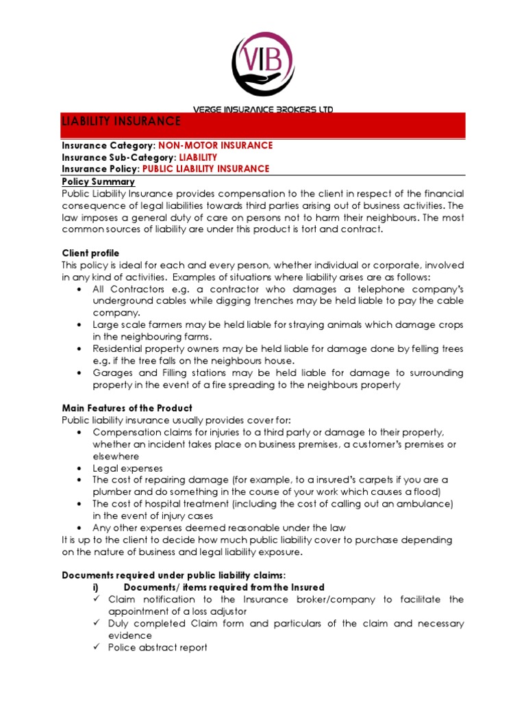 public liability insurance | Liability Insurance | Legal Liability