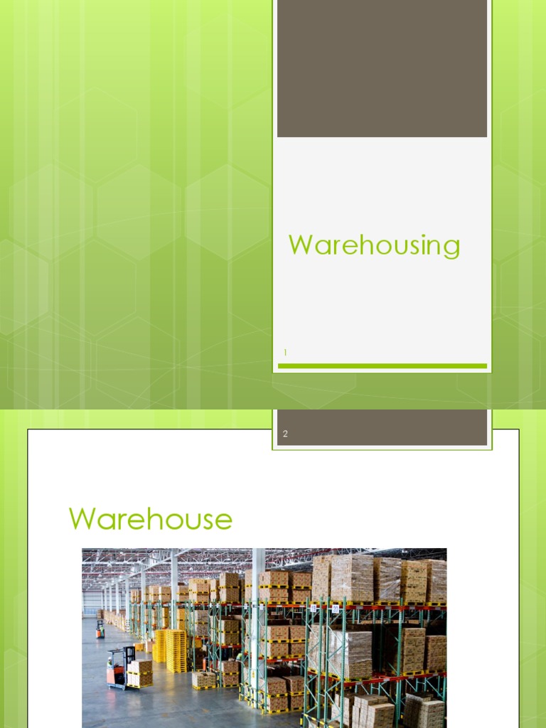 Warehousing and Distribution | PDF | Warehouse | Inventory