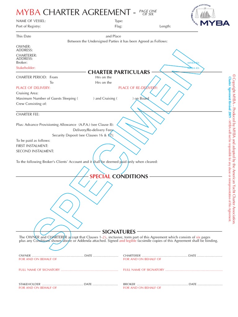 Myba Charter | PDF | Liability Insurance | Insurance