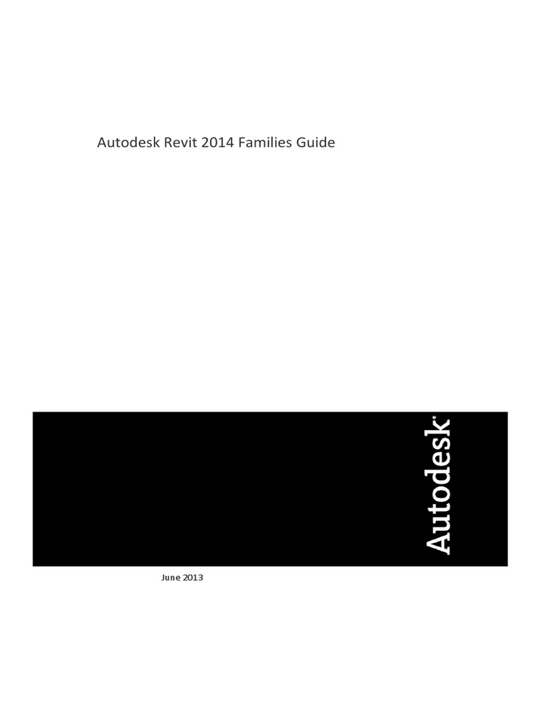 Revit 2014 Family Guide 2013 PDF | PDF | Autodesk Revit | Computing