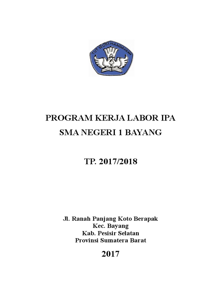 Program Kerja Lab | PDF