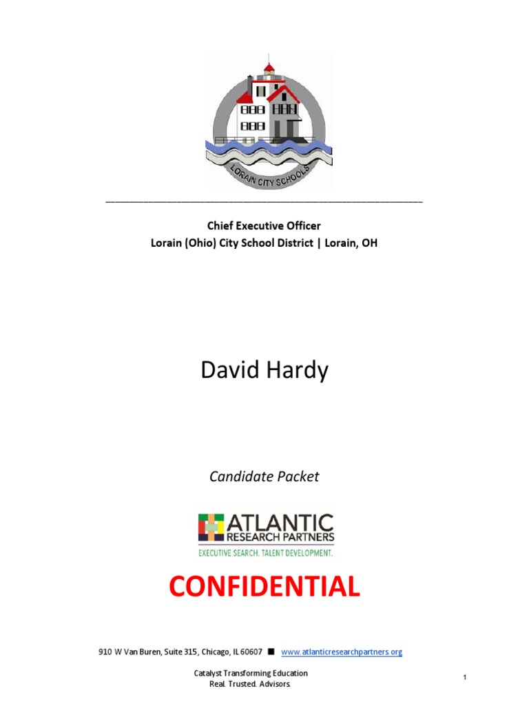 Lorain Schools CEO Finalist David Hardy | PDF | Teachers | Curriculum