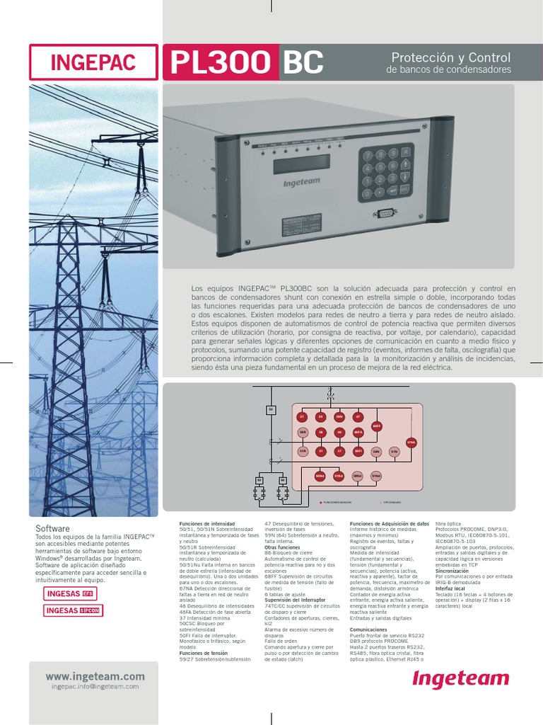 Ingepac pl300bc | PDF | Red de computadoras | Adquisición de datos