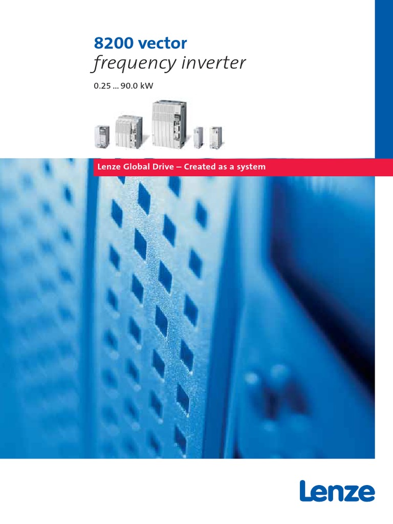 Lenze 8200vector Brochure Pdf Power Inverter Electrical Engineering