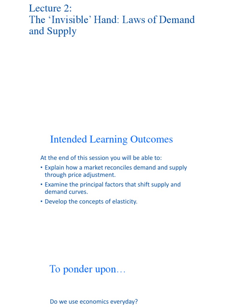 Economics 101 | PDF | Price Elasticity Of Demand | Demand