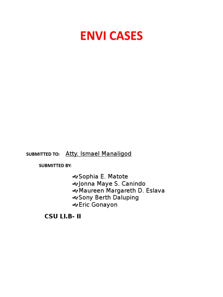 Envi Cases | PDF | Eminent Domain | Laches (Equity)