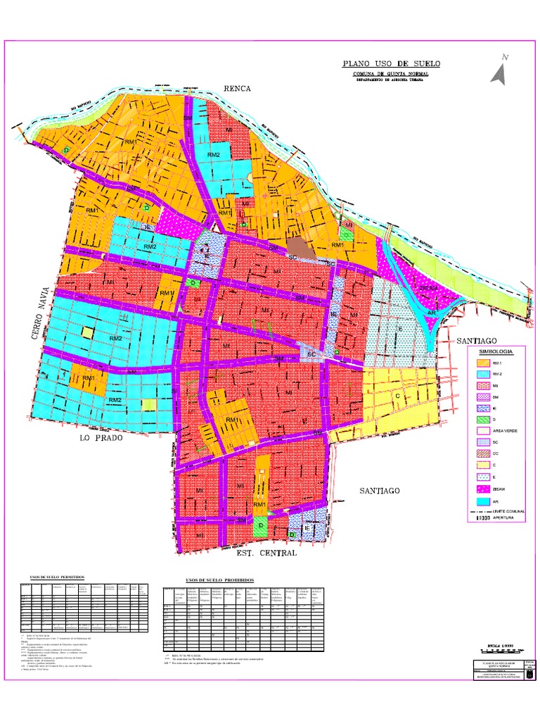 Plano Regulador Conchalí 1987 | PDF