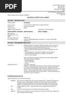 Spic and Span Disinfectant Cleaner SDS | PDF | Occupational Safety And ...