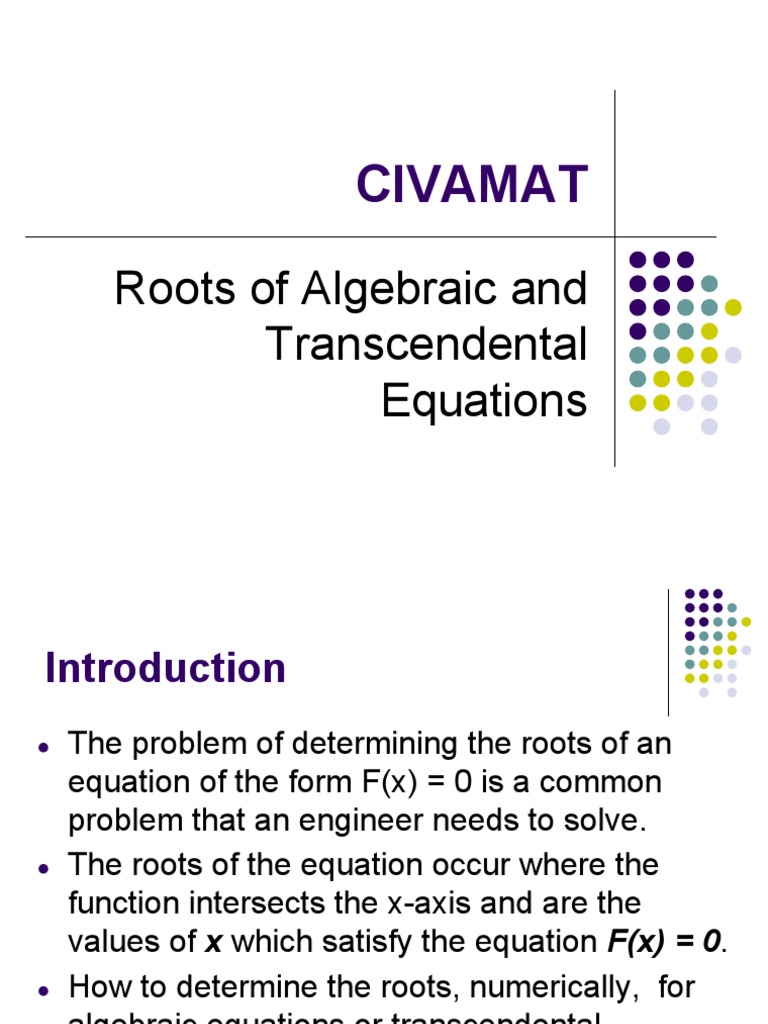 5 Numerical Methods 1 Incremental and Bisection | PDF | Theoretical Computer Science | Equations