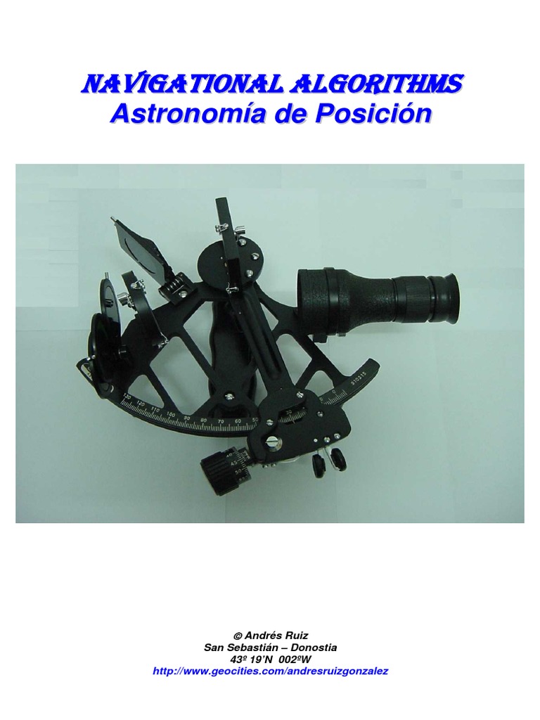 Astronomical Algorithms | PDF | Astrometry | Scientific Observation