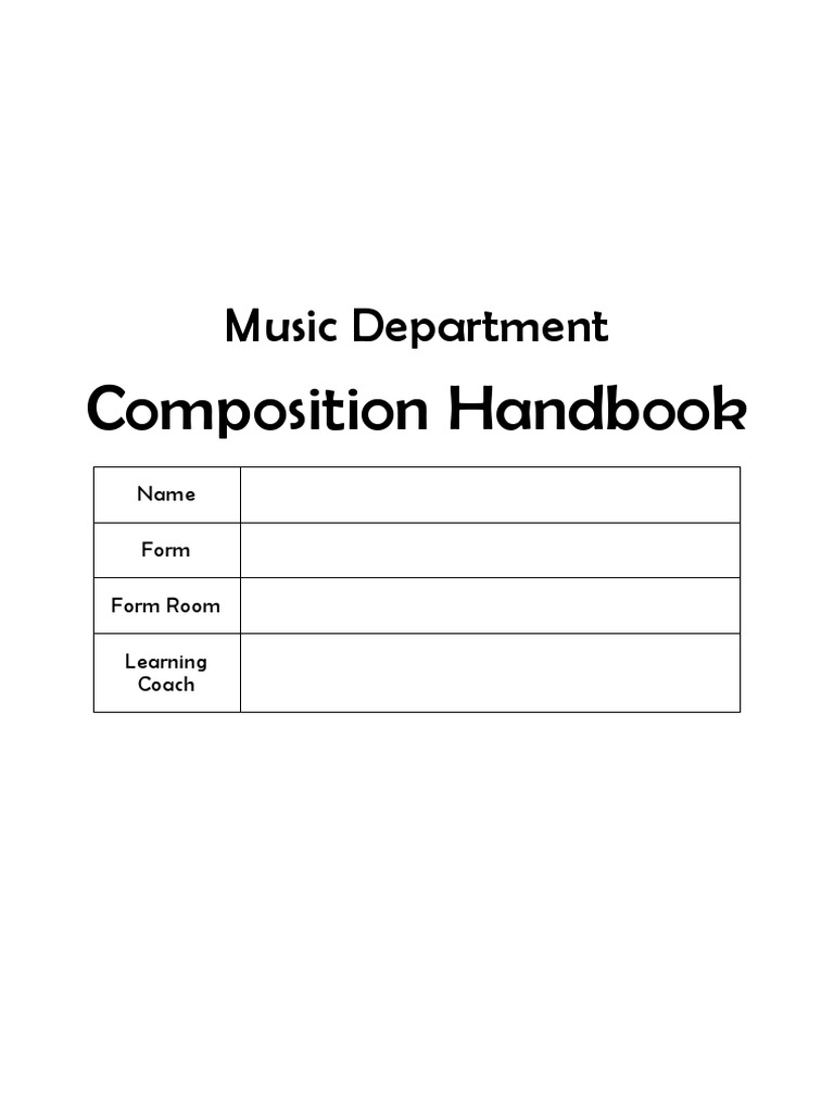 TES Final Version Composition Handbook | PDF | Chord (Music) | Mode (Music)