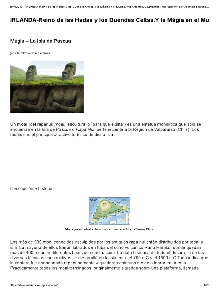 Historia y Misterios de los Moáis | PDF | Stonehenge
