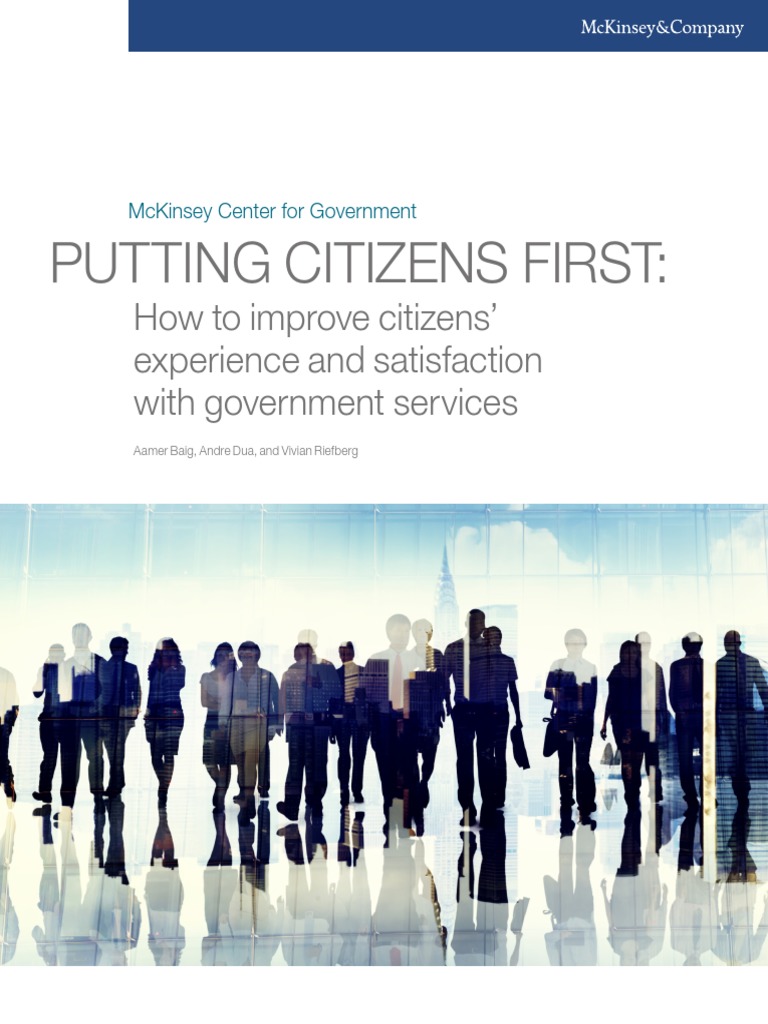 Putting Citizens First How to Improve Citizens Experience and ...