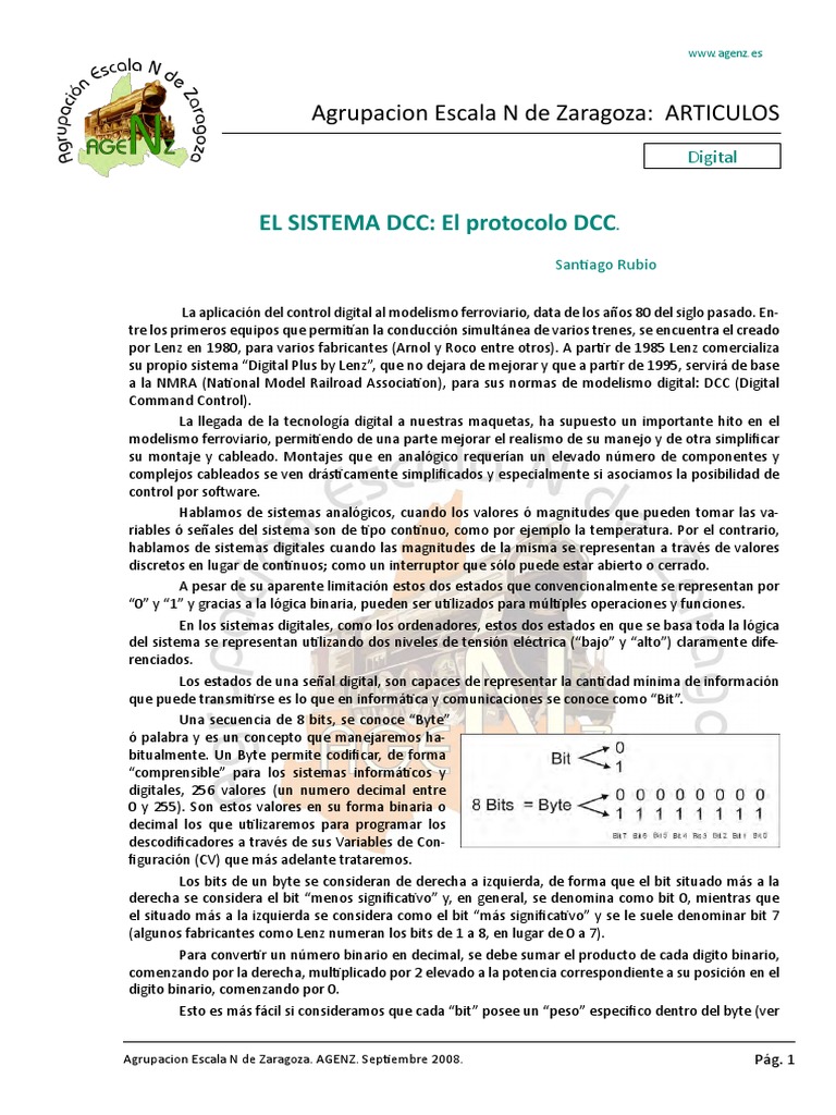 Protocolo DCC | PDF | Poco | Ingeniería Informática