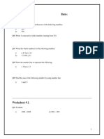 UKG Maths Worksheets | PDF | Worksheet | Homework