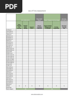 ASCA Time Use for School Counselors | PDF | School Counselor | Spreadsheet