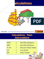 Paint Calculation | PDF | Volume | Paint