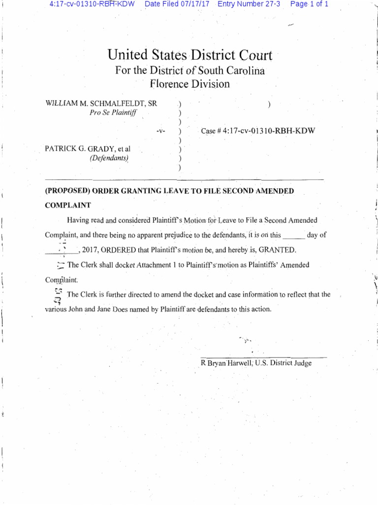 Proposed Order | PDF