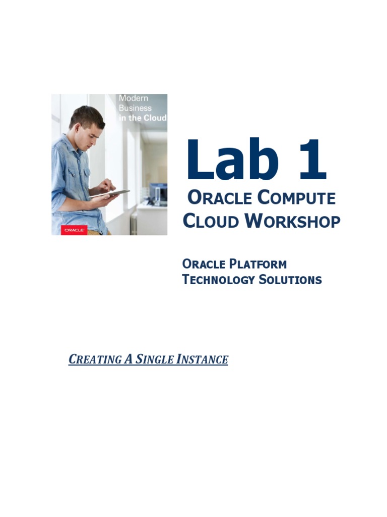 01 - Lab - Creating A Single Instance | PDF | Secure Shell | Port (Computer Networking)