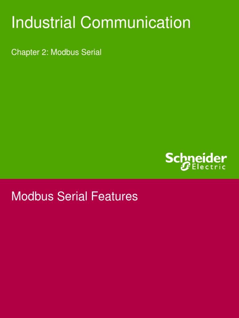 Industrial Communication: Chapter 2: Modbus Serial | PDF ...