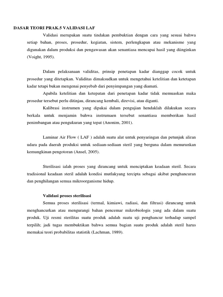 Dasar Teori Fts Steril Prak.5 | PDF