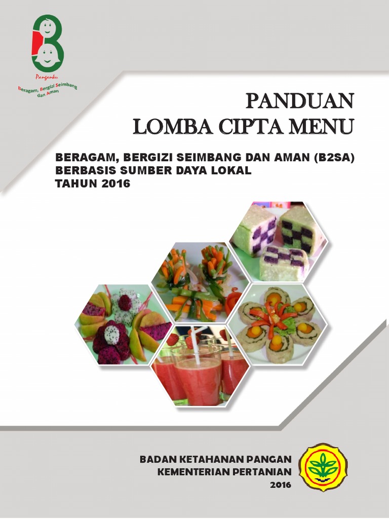 Panduan Lomba Cipta Menu Baru 2016 | PDF