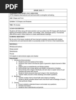 Lesson Plan Basic Shapes | PDF | Shape | Lesson Plan