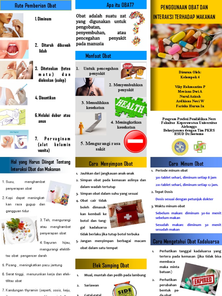 Leaflet Penggunaan Obat Ok | PDF | Kesehatan Holistik