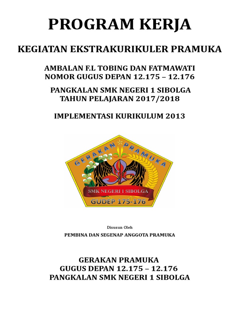 Sampul Program Kerja | PDF