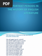 A Brief History of English Literature Notes | PDF | English Literature ...