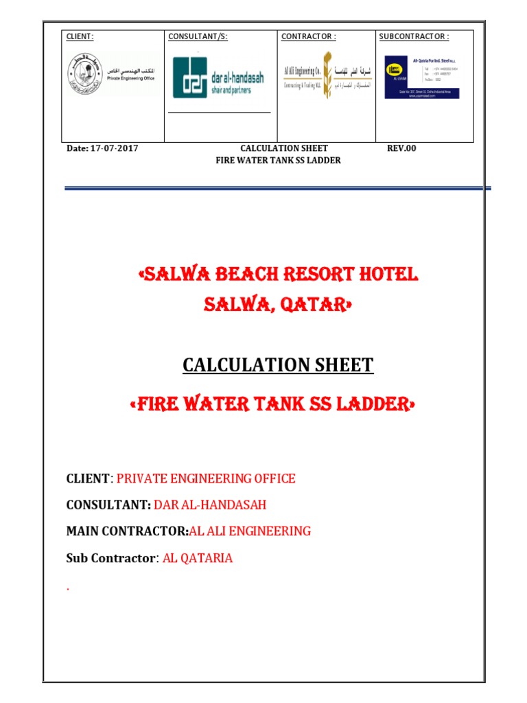 Stainless Steel Ladder Design | PDF | Industries | Building Engineering