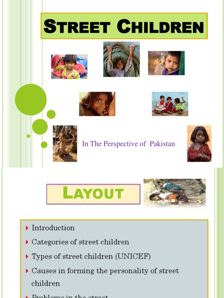 Causes and Challenges of Street Children in Pakistan | PDF | Self ...