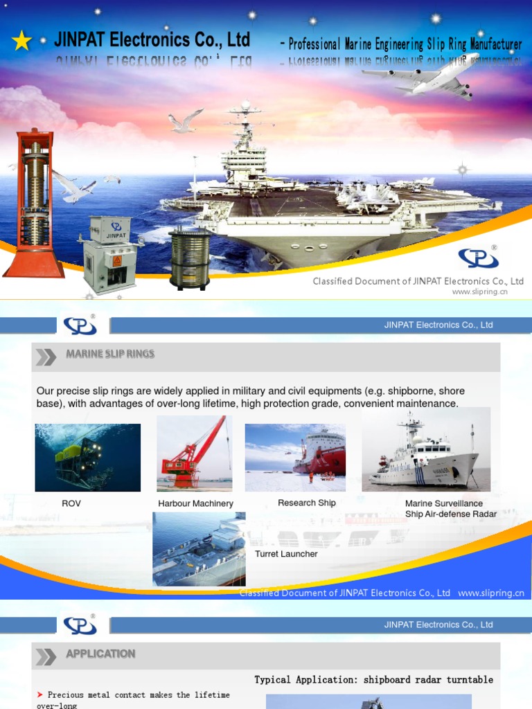 Introduction of Marine Engineering Slip Rings | PDF | Electronics ...