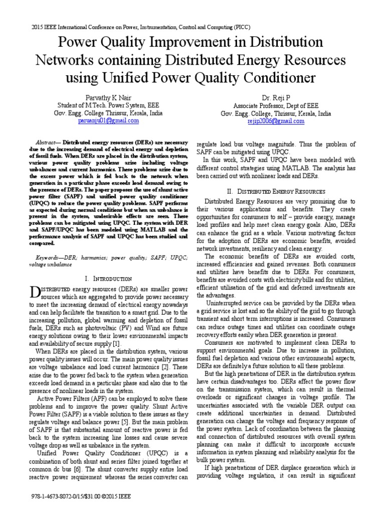 Power Quality Improvement | PDF