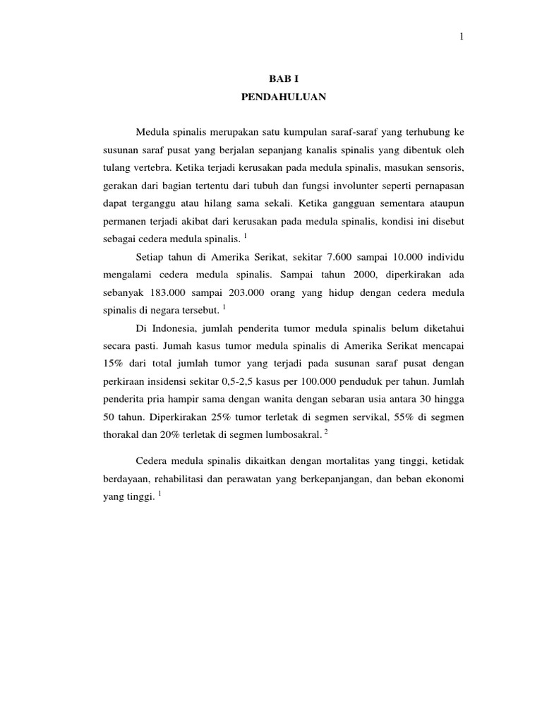 Laporan Kasus Paraparese Inferior | PDF