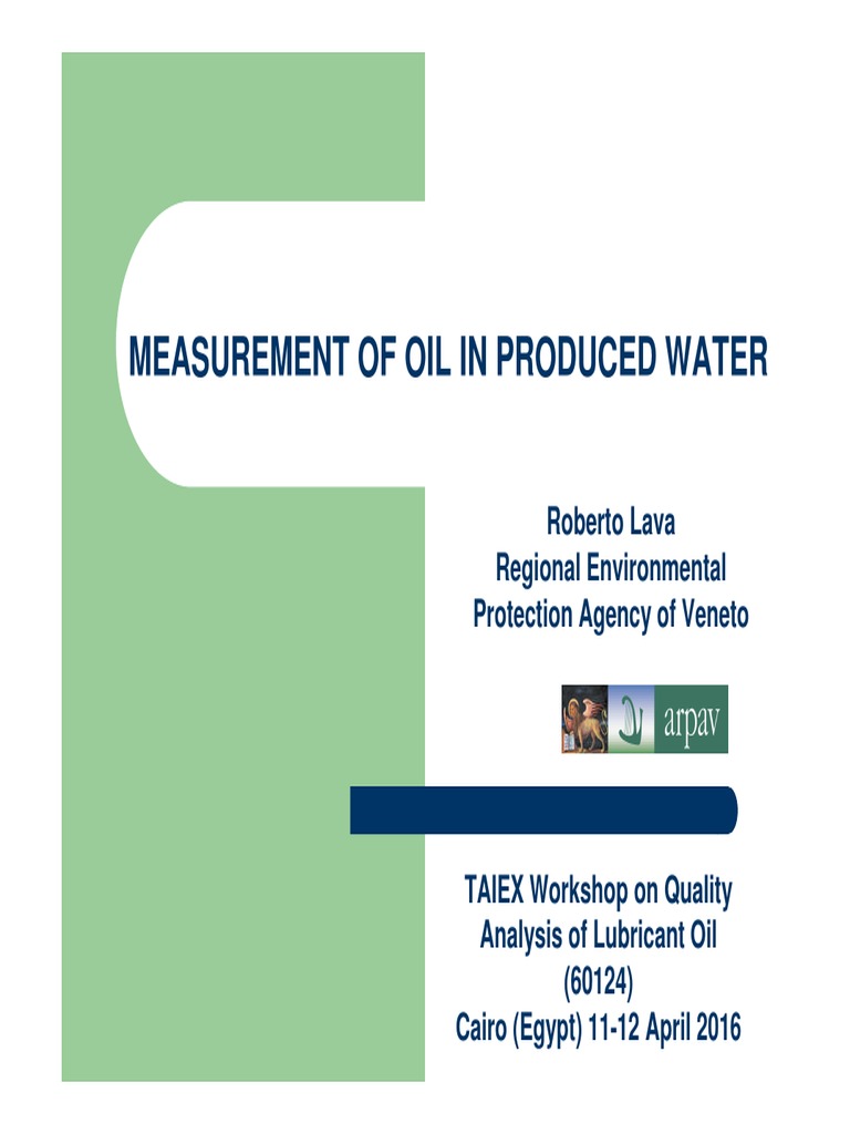 Measurement of Oil in Produced Water | PDF | Mass Spectrometry | Petroleum