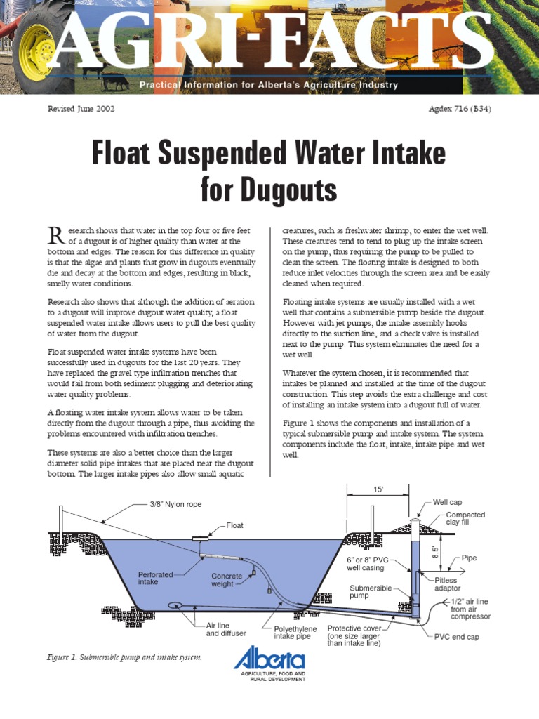 Float Suspended Water Intake | PDF | Pipe (Fluid Conveyance) | Pump