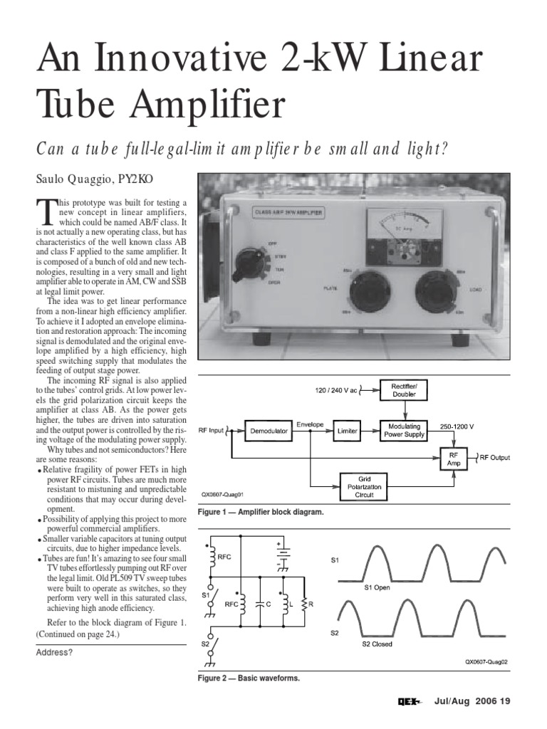 2KW Qro PL519 | PDF | Amplifier | Vacuum Tube