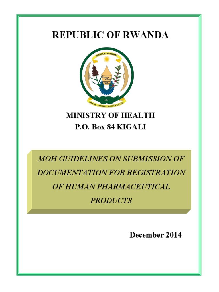 Approved Moh Guidelines On Submission of Documentation For Registration ...