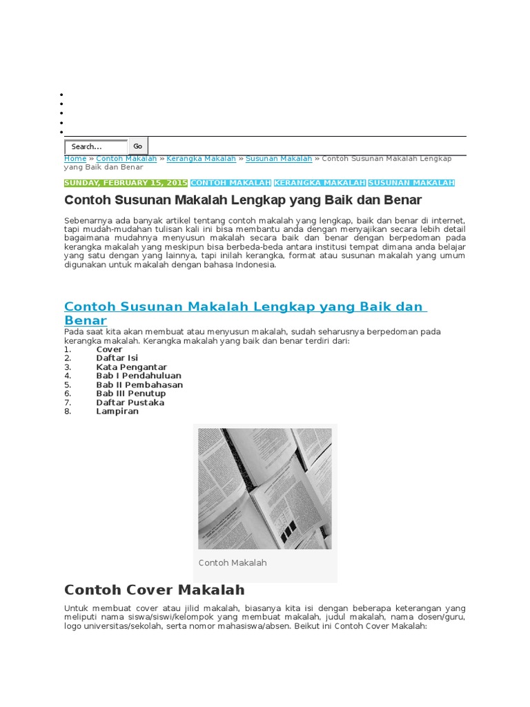 Contoh Makalah | PDF | Seni