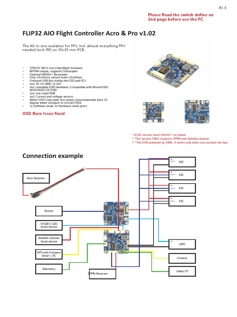 FLIP32 AIO Flight Controller Specs | PDF | Electronic Engineering ...