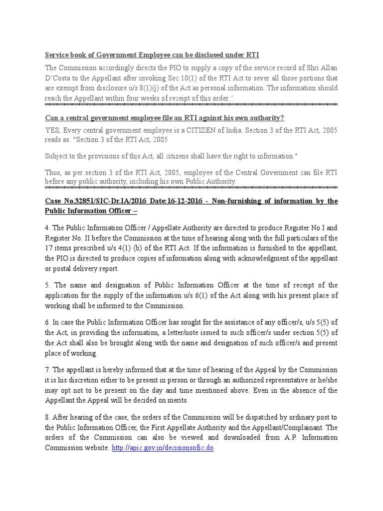 RTI Case Studies | PDF | Public Sphere | Government