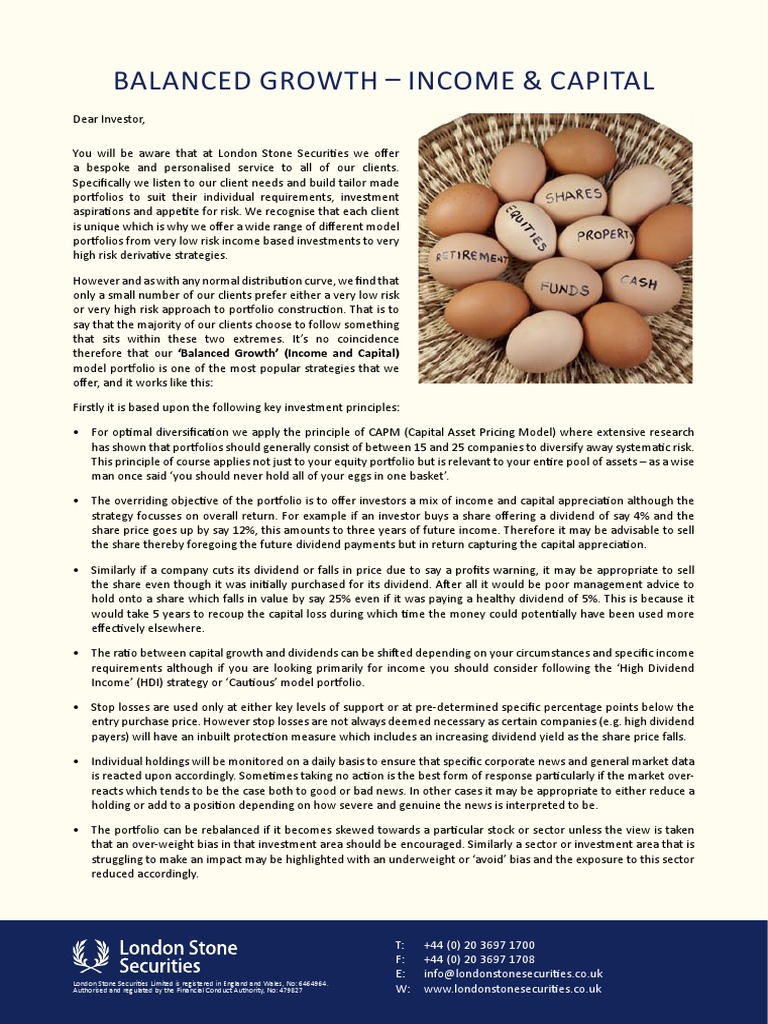 Balanced Growth (BG) | PDF | Investor | Investing