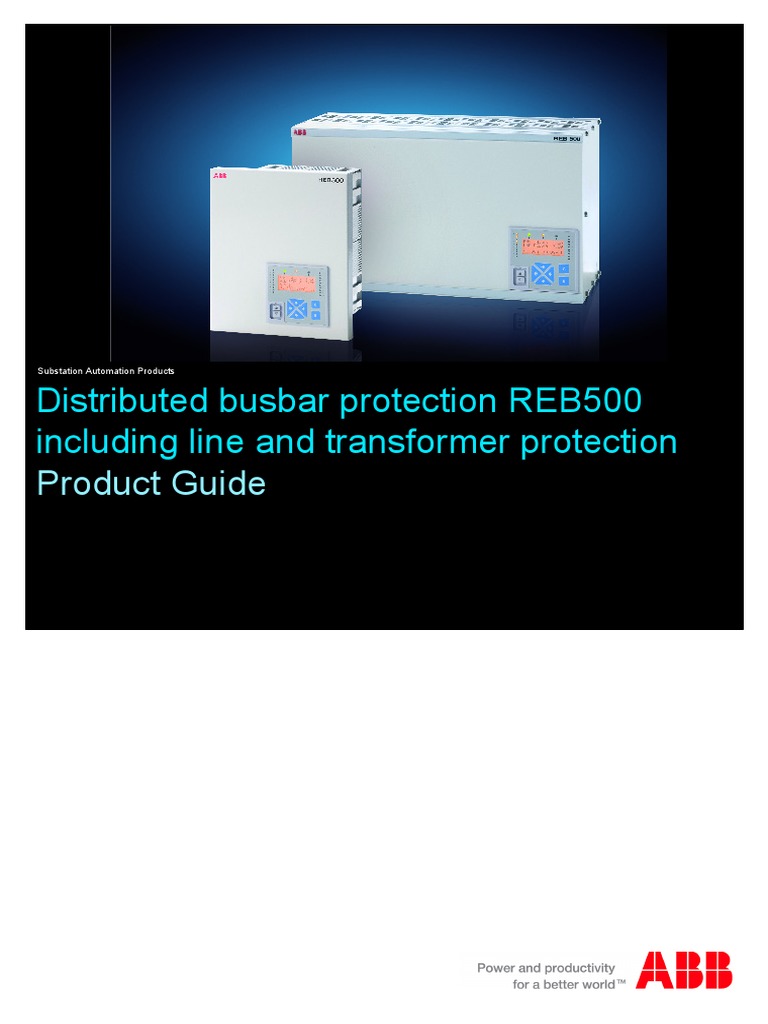 1MRB520308-BEN D en Distributed Busbar Protection REB500 | PDF | Electrical Substation | Transformer