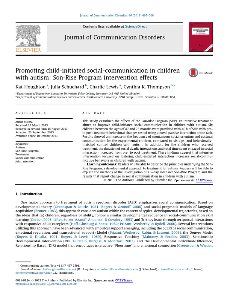 Son Rise PDF | PDF | Autism | Attention