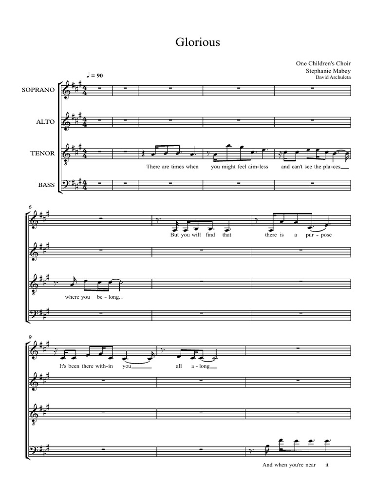 Glorious | Music Performance | Vocal Music