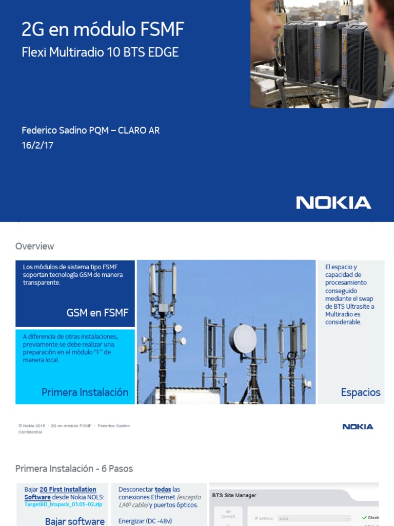 TN - 2G en FSMF | PDF | Nokia | Redes de computadoras