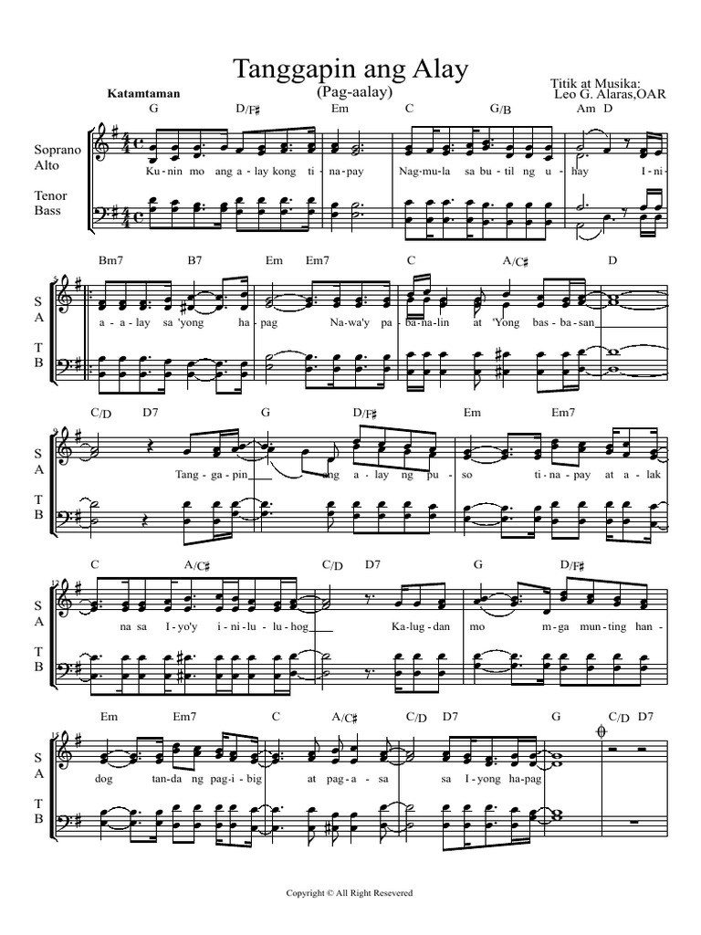 Tanggapin Ang Alay | PDF