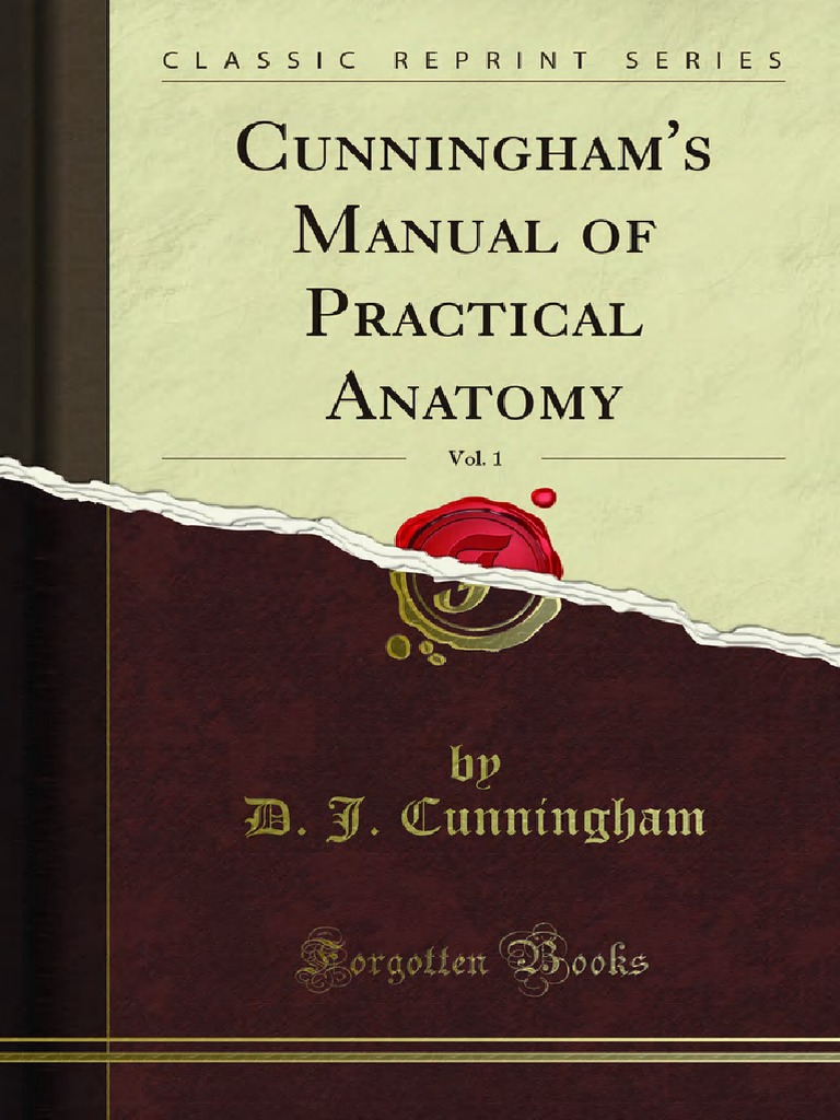 Cunningham's Anatomy Manual Volume 1 | PDF | Anatomical Terms Of ...