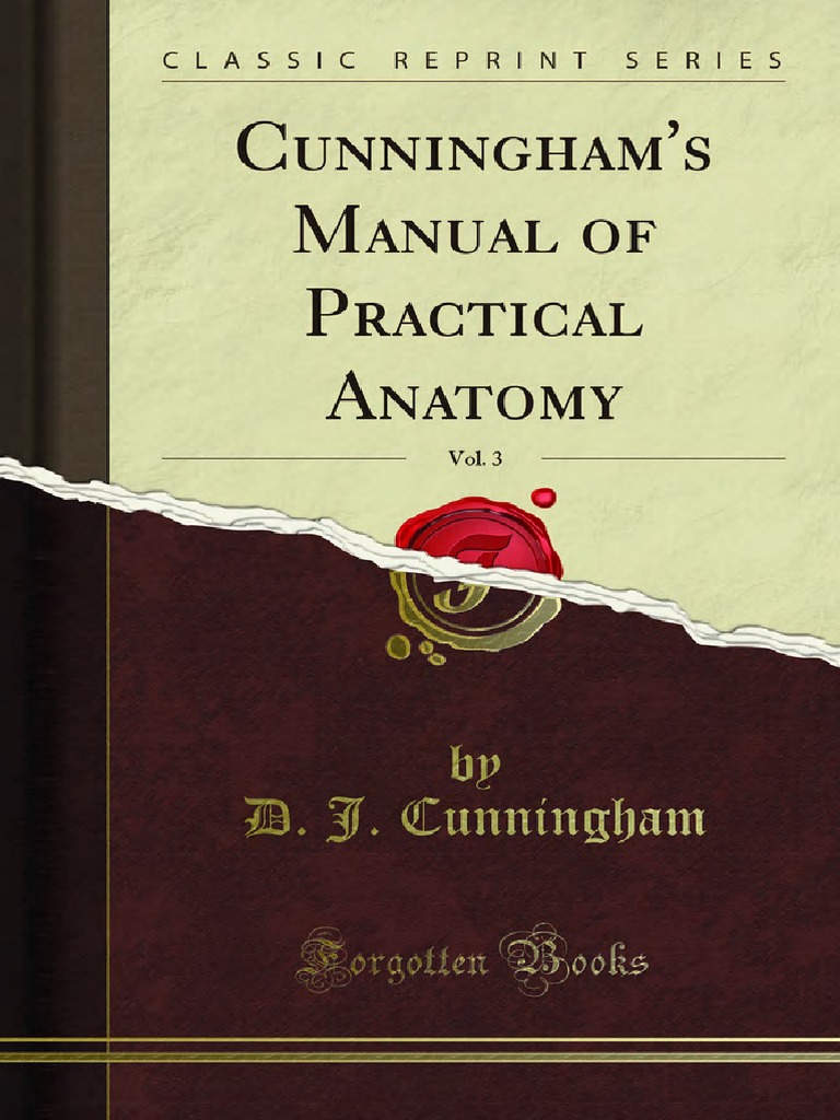Cunningham's Anatomy Manual Vol. 3 | PDF | Pelvis | Anatomical Terms Of ...